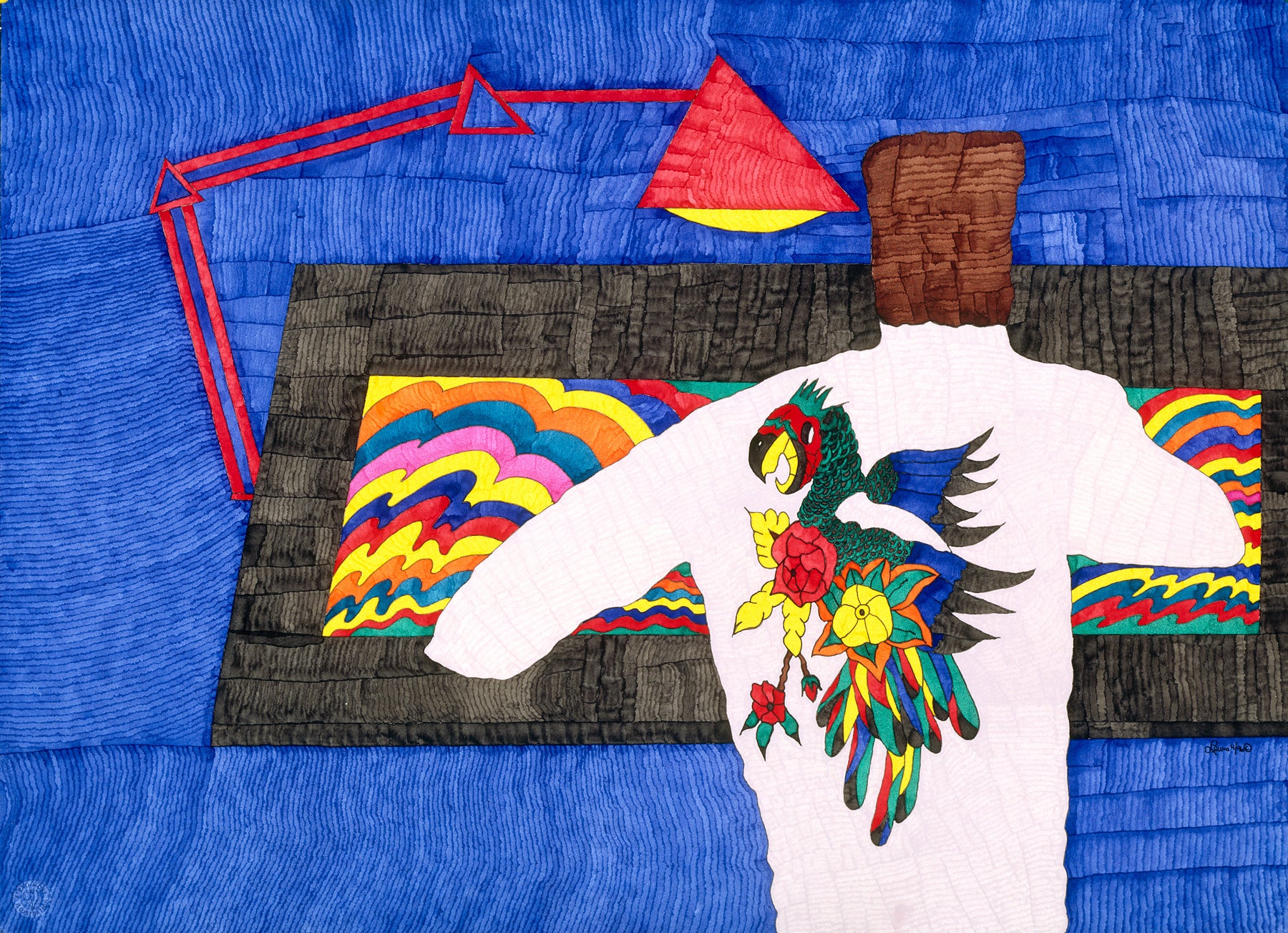 Self Portrait - Pen & Ink Artwork by Jim Lewis – lewisink